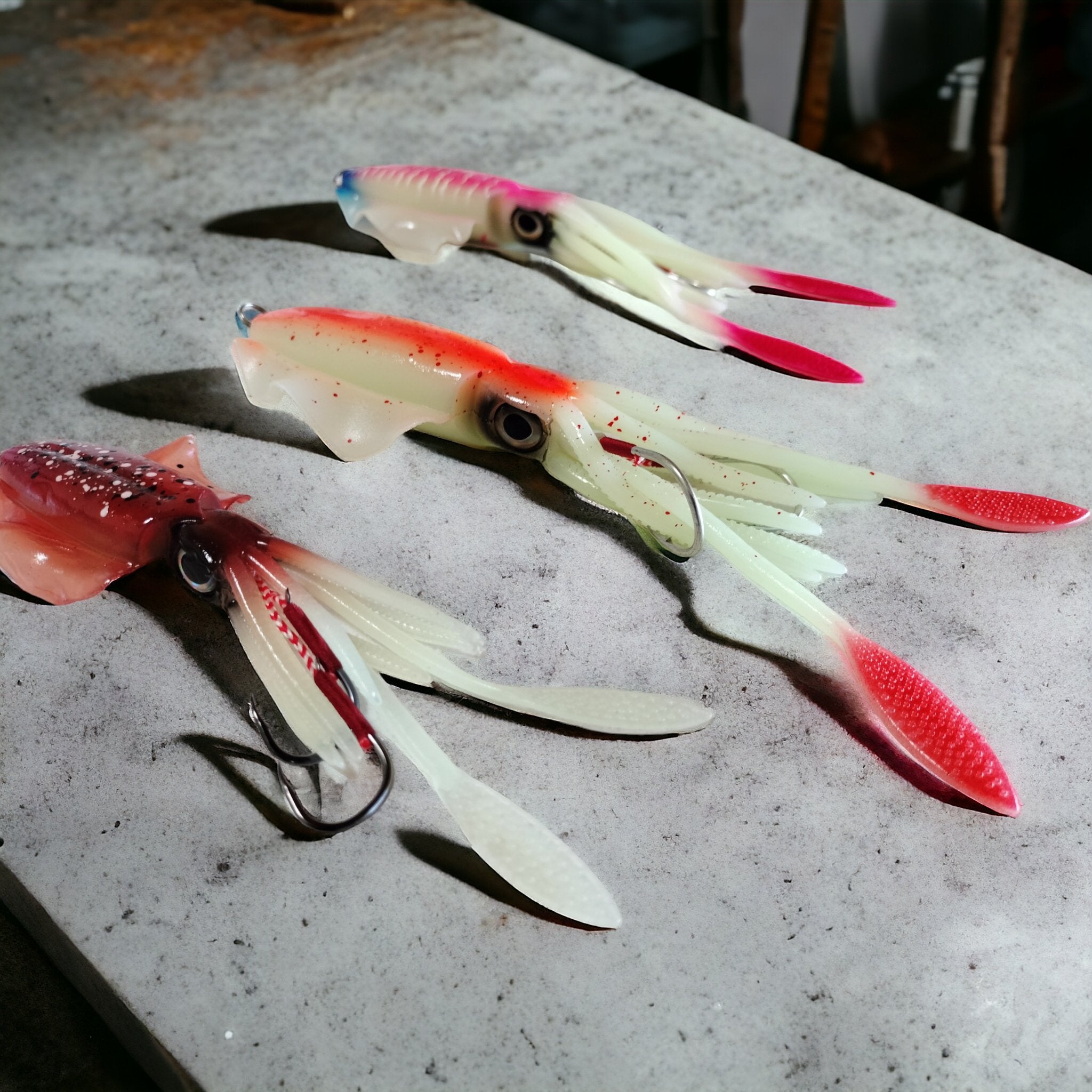 Squid Soft Lure soft Jig - Ultimate Rod racks nz – Ultimate Rod Racks NZ